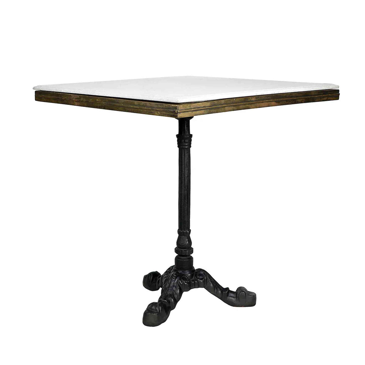 Avignon Square Table with Marble | Curated Home Decor
